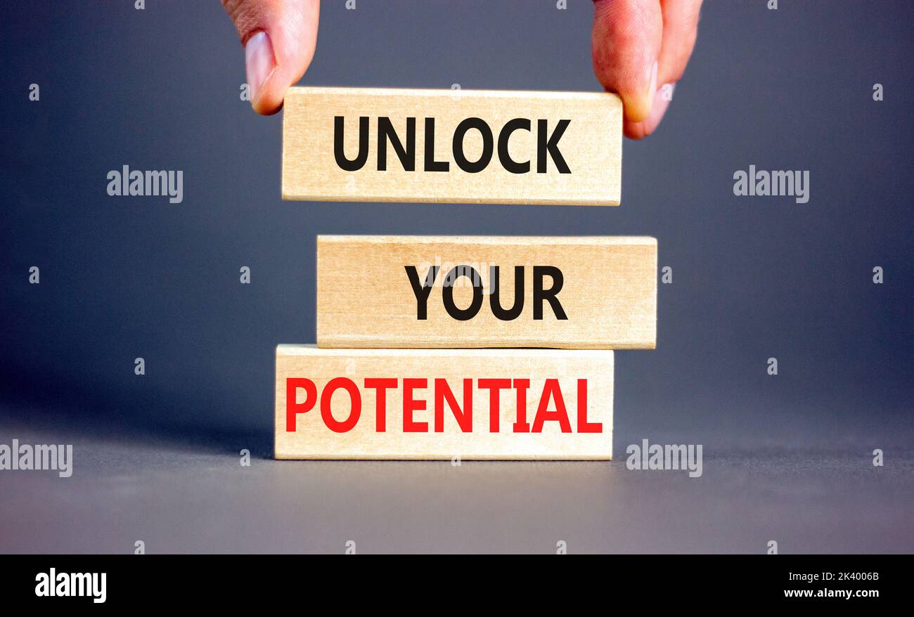 Unlock your potential symbol. Concept words Unlock your potential on ... Unlock your potential symbol. Concept words Unlock your potential on ...