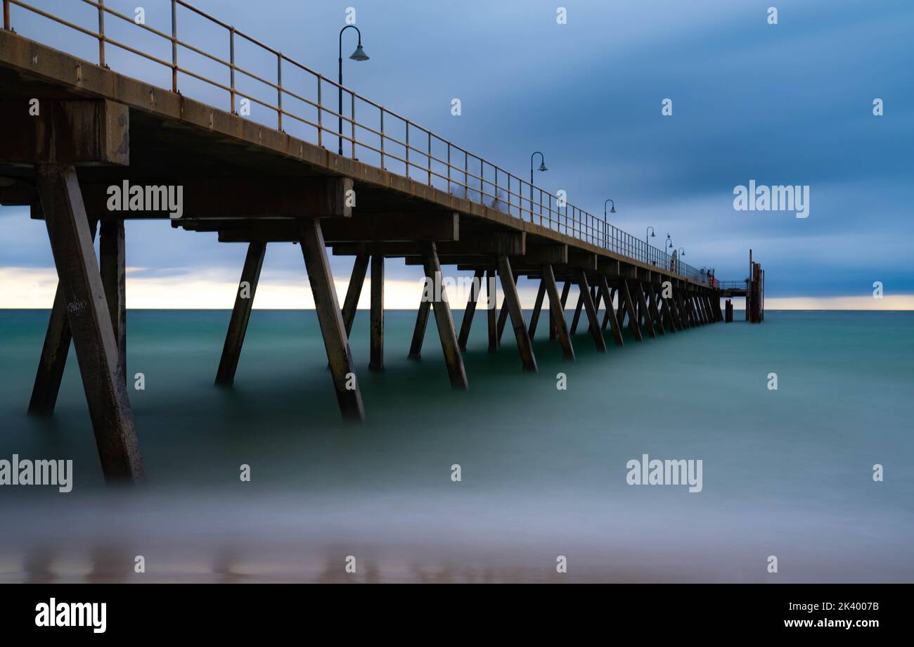 Glenelg Jetty in Adelaide Australia Stock Photo - Alamy