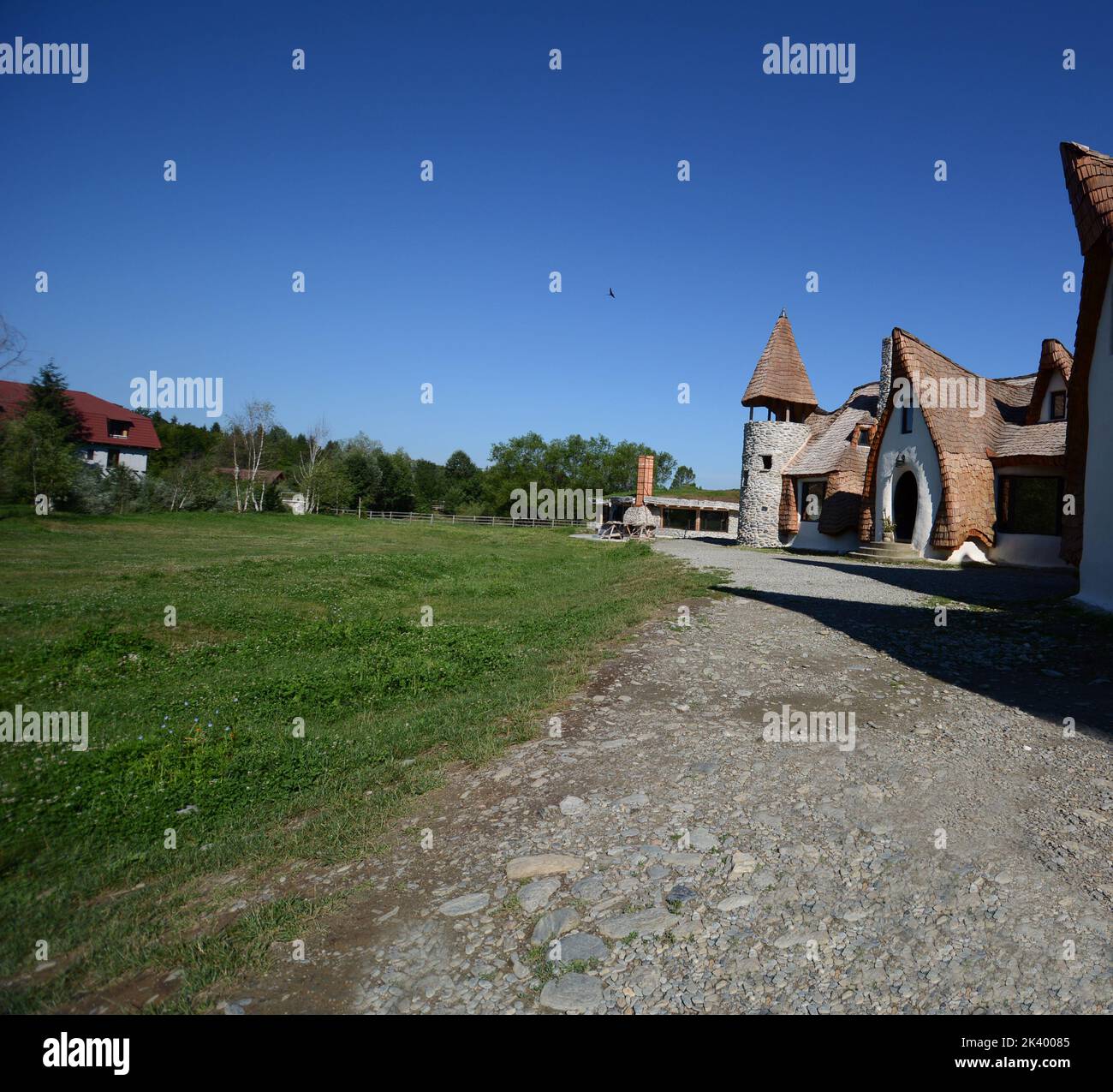 Transylvania Hobbit castle built of clay and sand in Romania ...