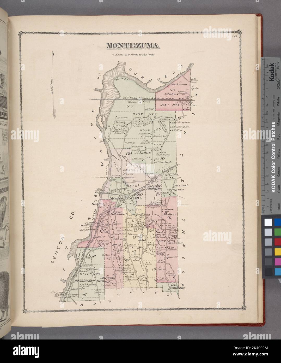 Map of cayuga hi-res stock photography and images - Alamy