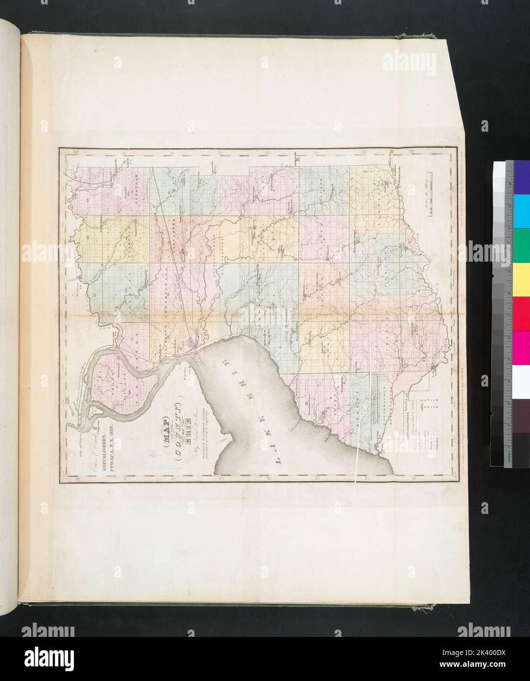Map of the county of Erie 1829 - 1839. Cartographic. Atlases, Maps ...