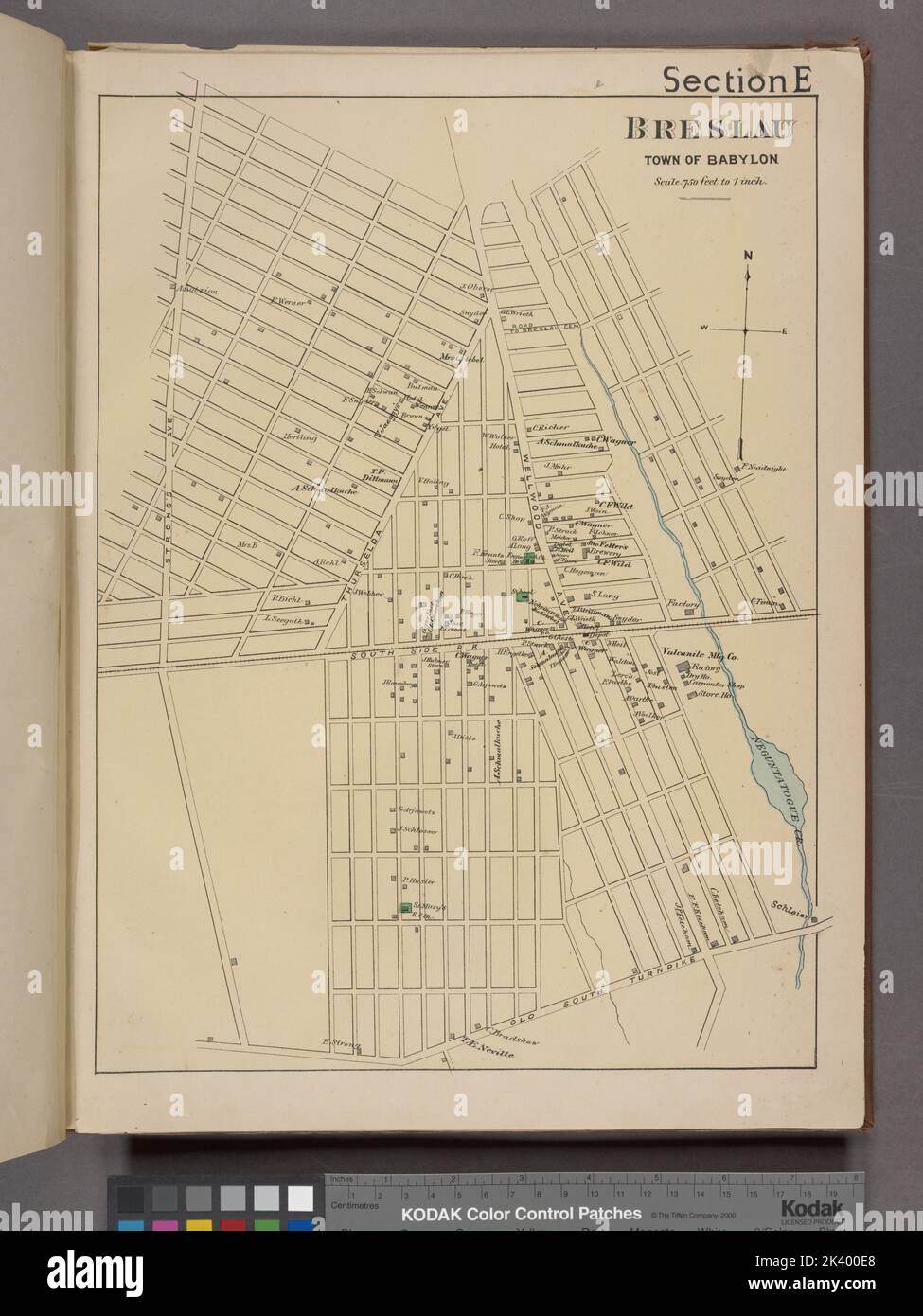 Breslau. Village Cartographic. Atlases, Maps. 1888. Lionel Pincus and ...