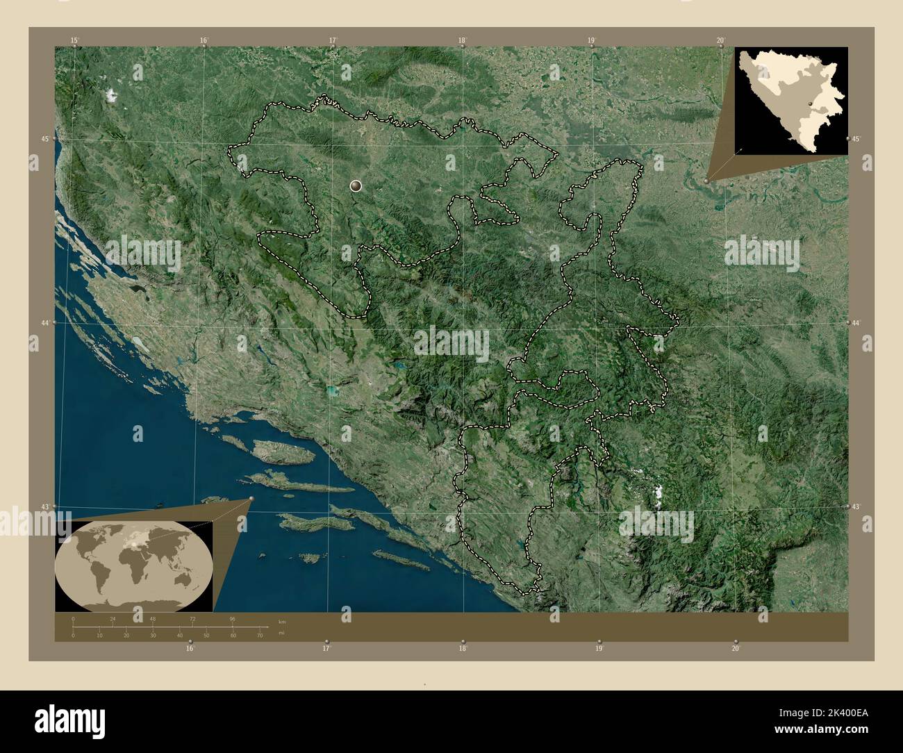 Map of banja luka hi-res stock photography and images - Alamy