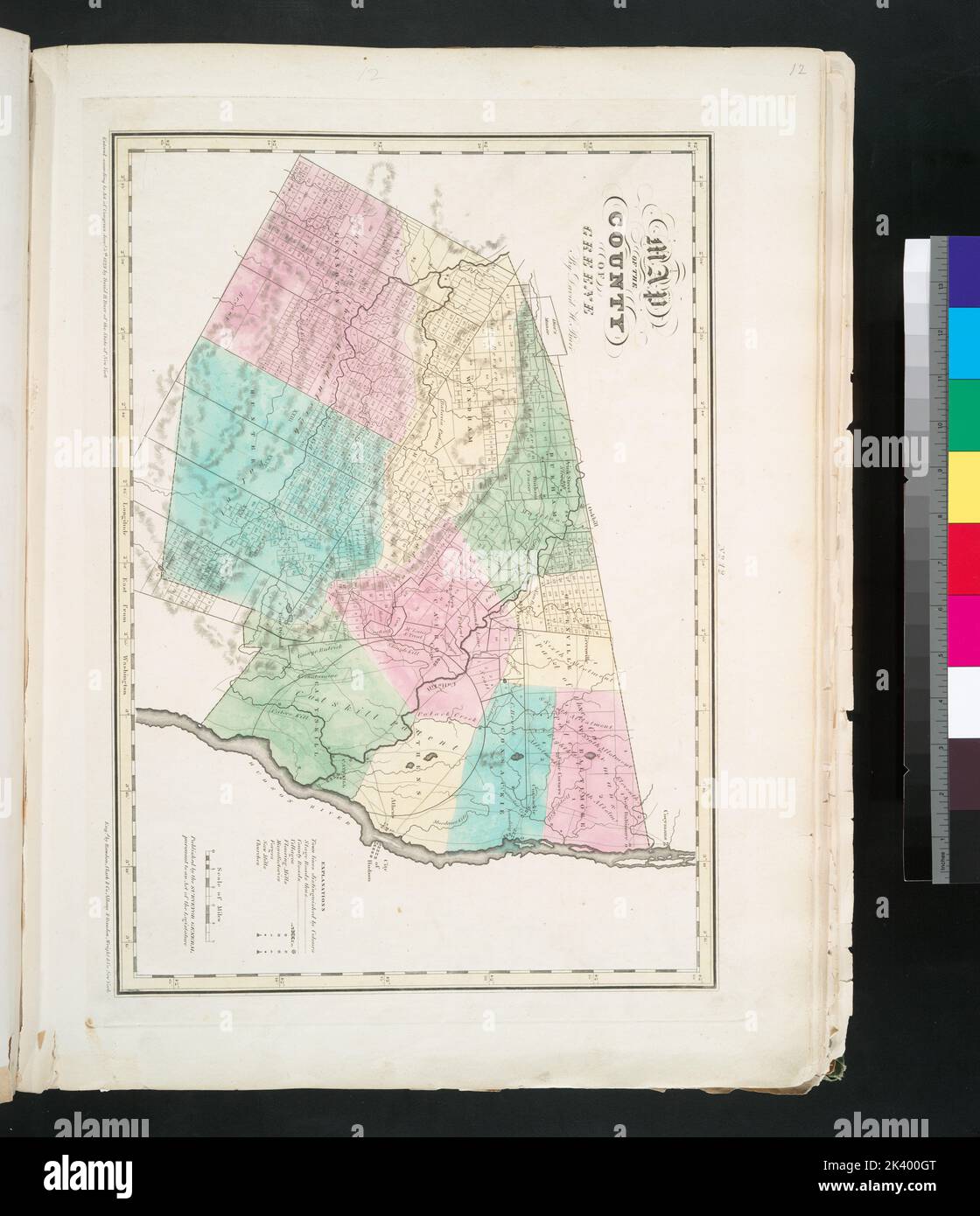 Map of the county of Greene Cartographic. Atlases, Maps. 1829. Lionel ...