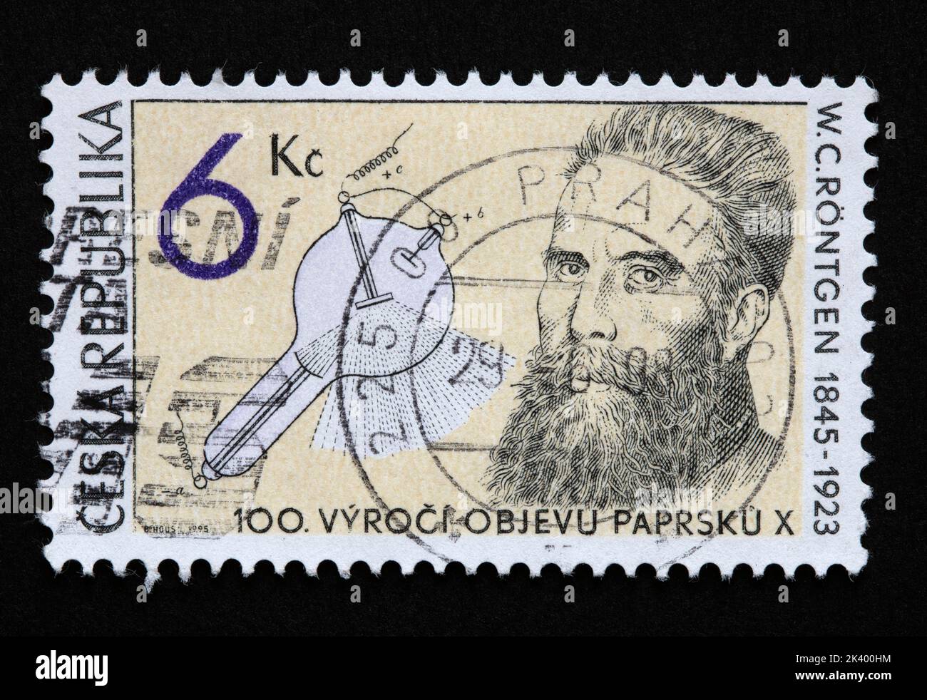 Czech postage stamp Stock Photo - Alamy