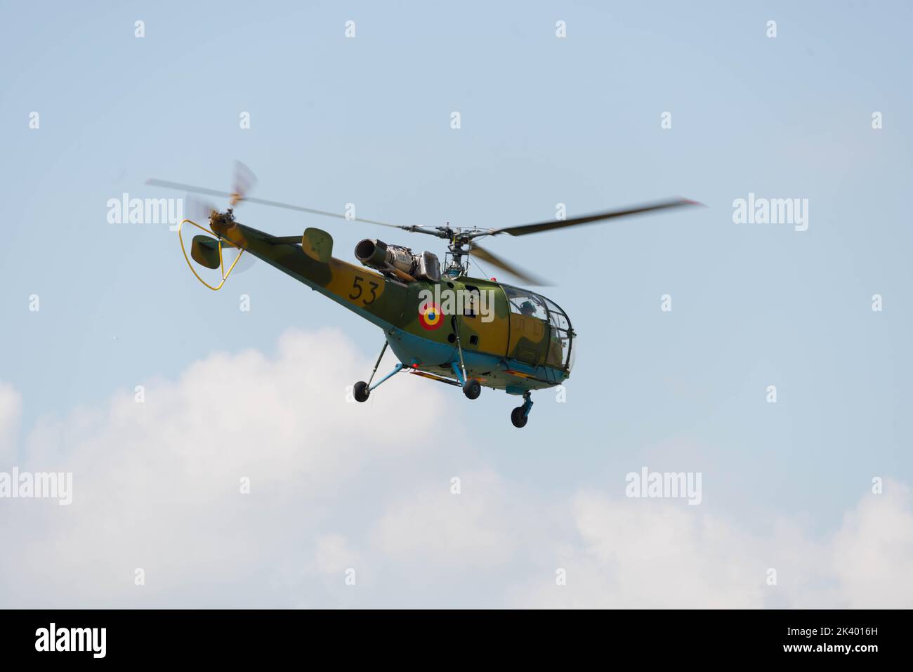 Sideways view of an air force helicopter close-up Stock Photo - Alamy