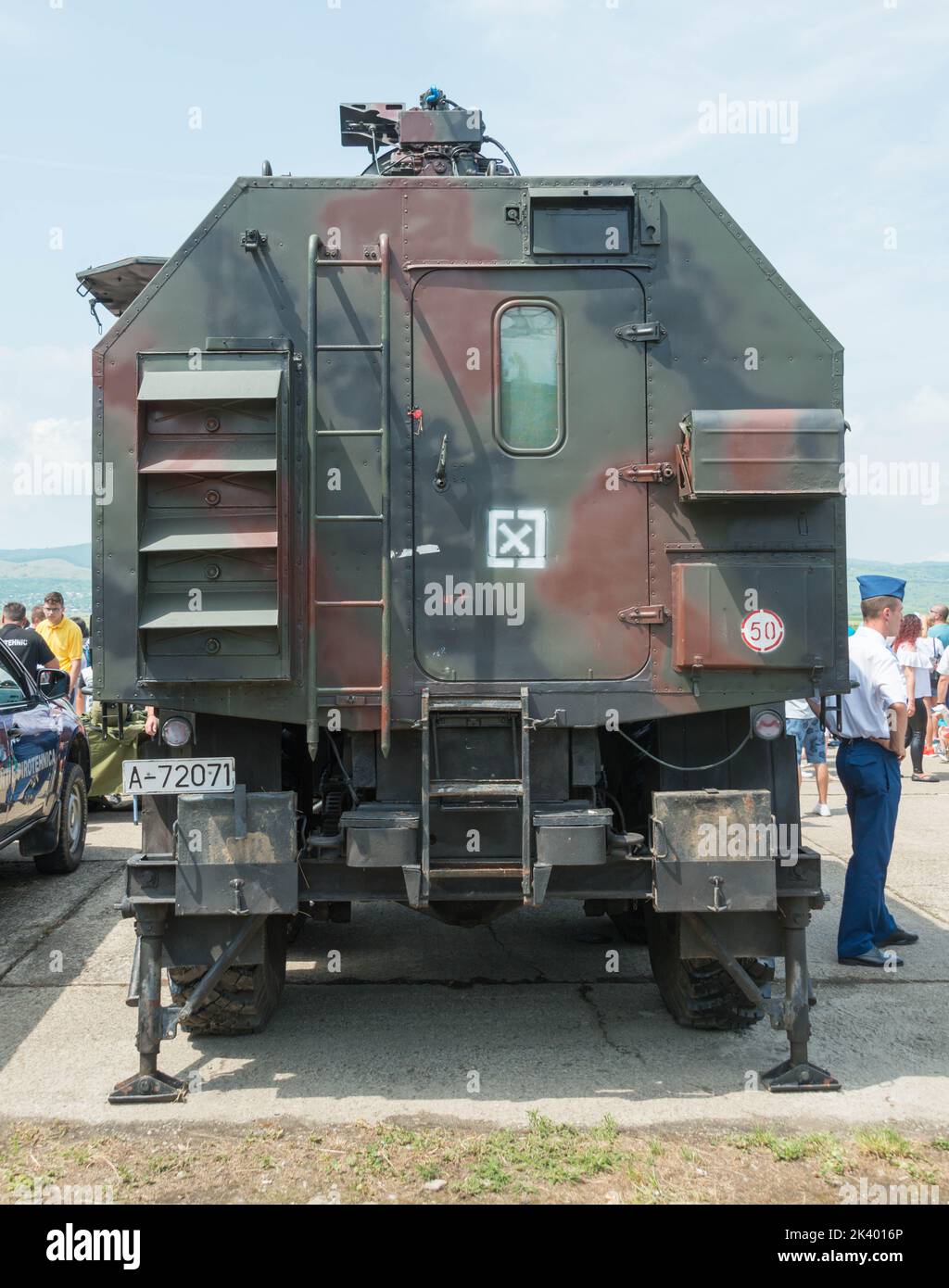 Rear view of army truck hi-res stock photography and images - Alamy
