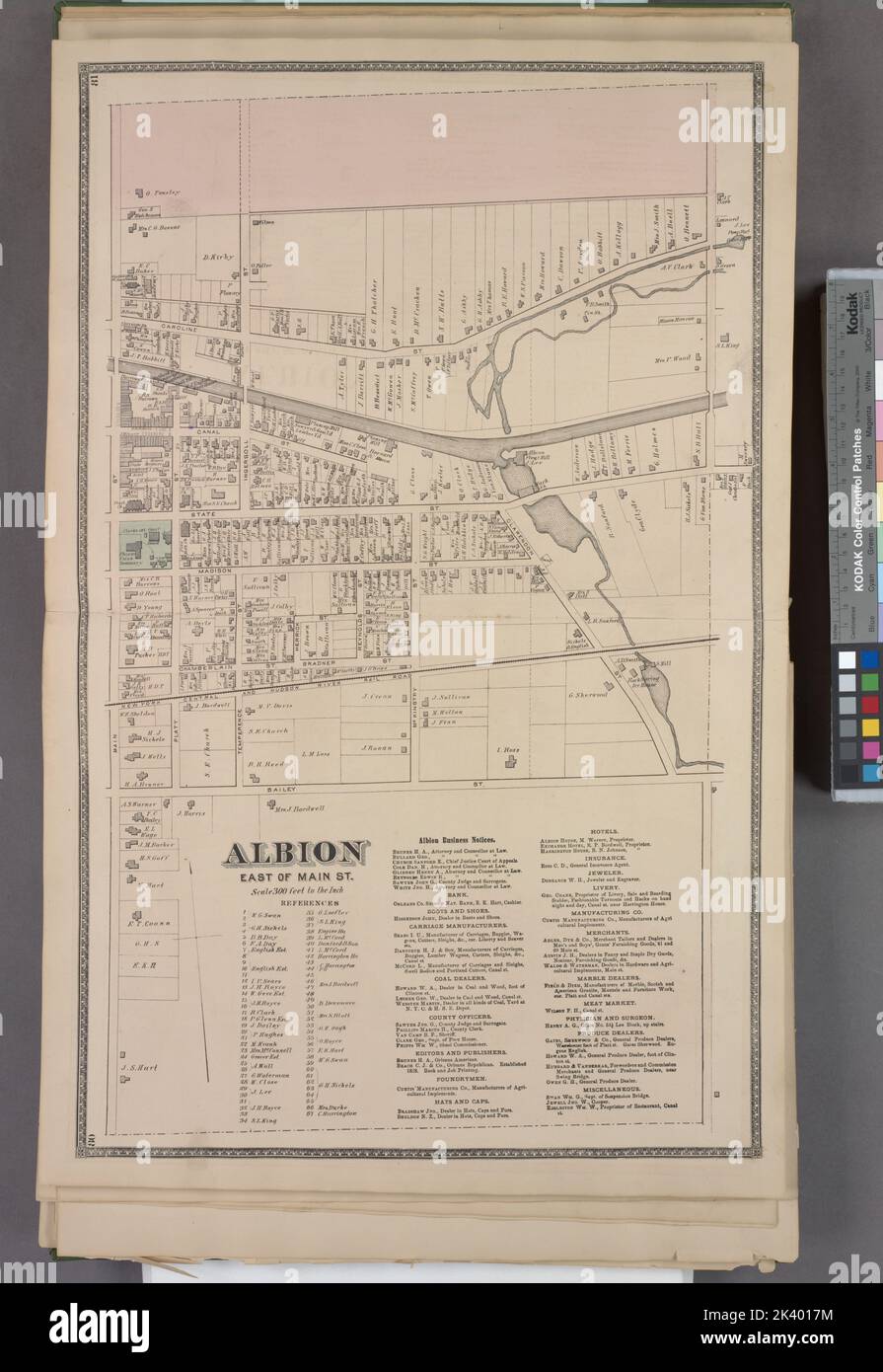 Map of albion hi-res stock photography and images - Alamy