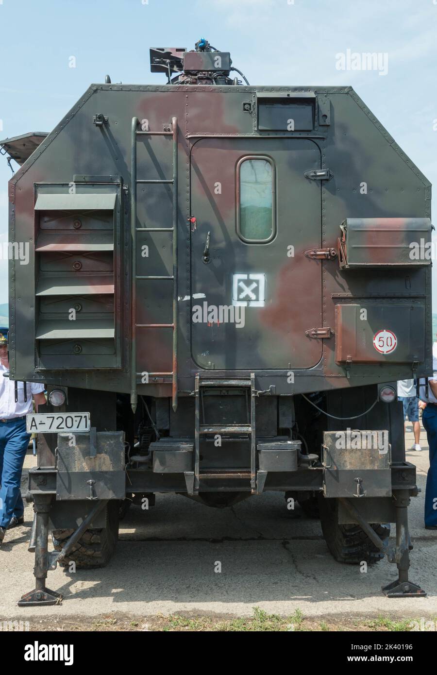 Rear view of army truck hi-res stock photography and images - Alamy