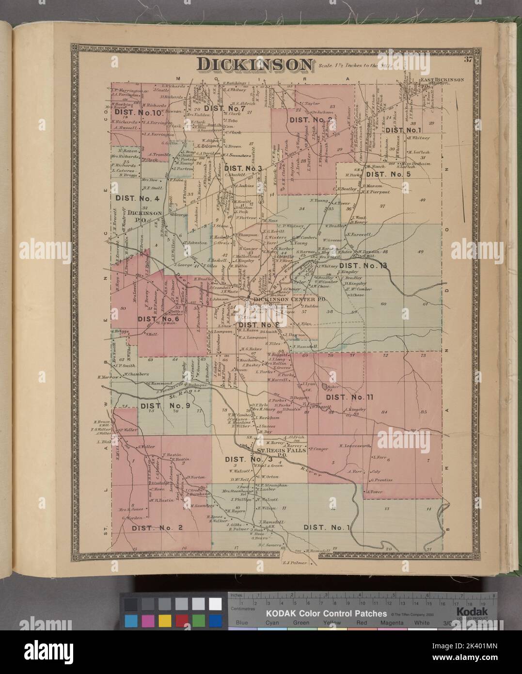Dickinson Township Cartographic. Atlases, Maps. 1876. Lionel Pincus and ...