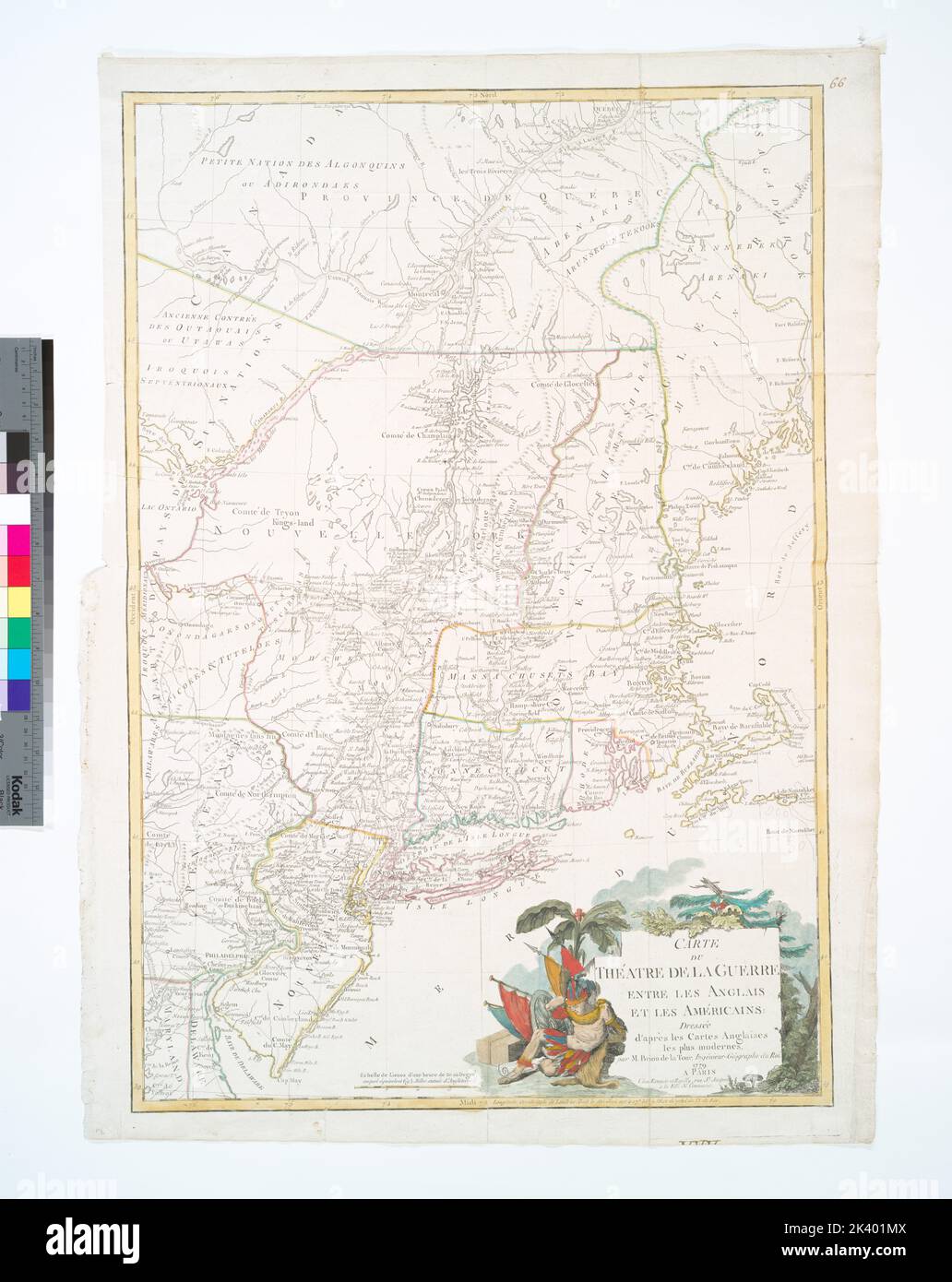 Carte du théatre de la guerre entre les Anglais et les Américains ...