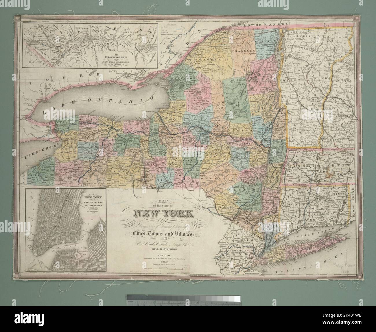 New state map showing counties hi-res stock photography and images - Alamy