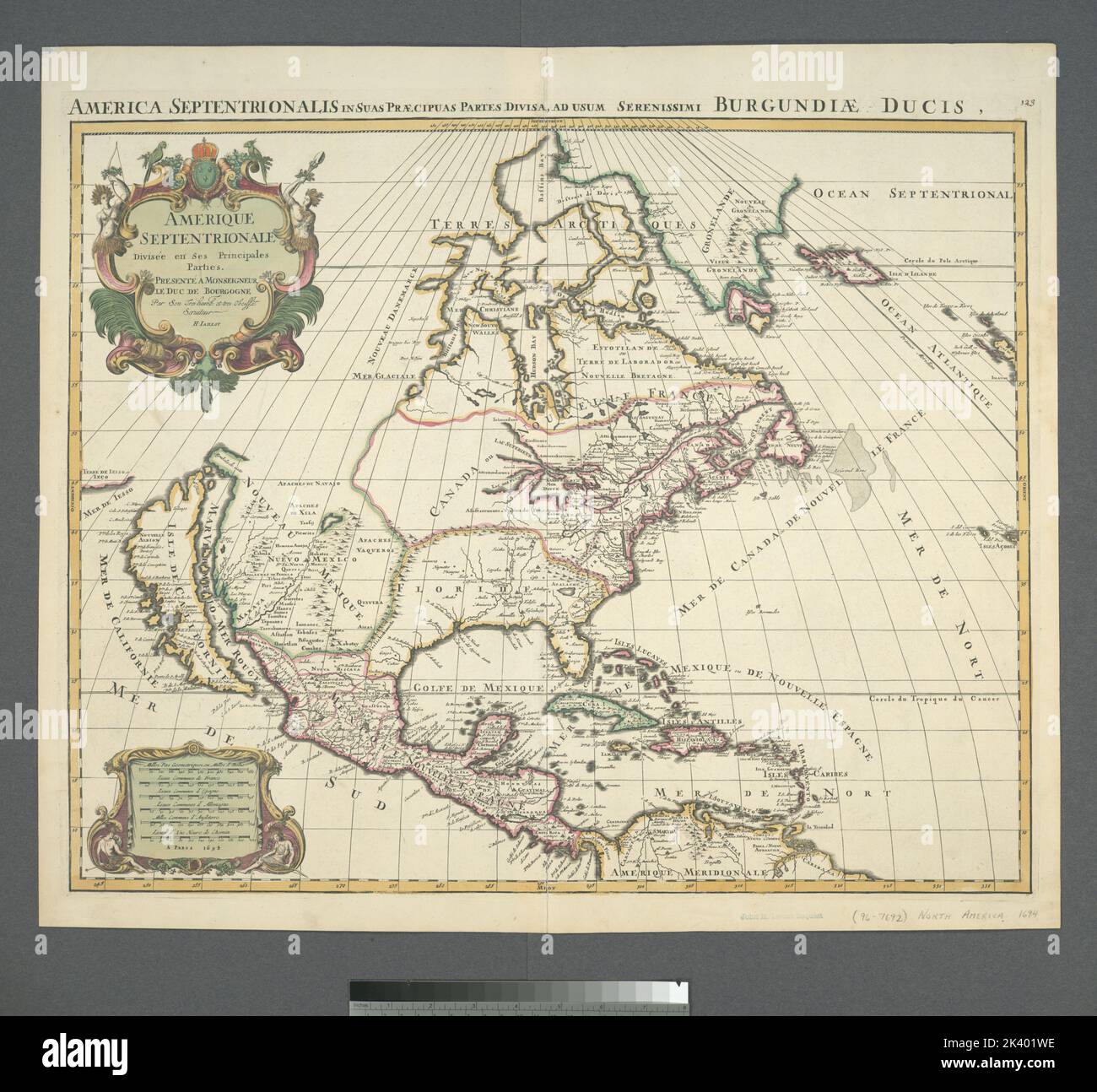 Amerique septentrionale divisée en ses principales parties ...