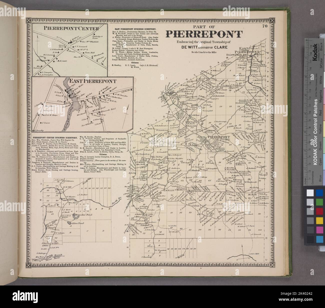 Saint lawrence county map hi-res stock photography and images - Alamy