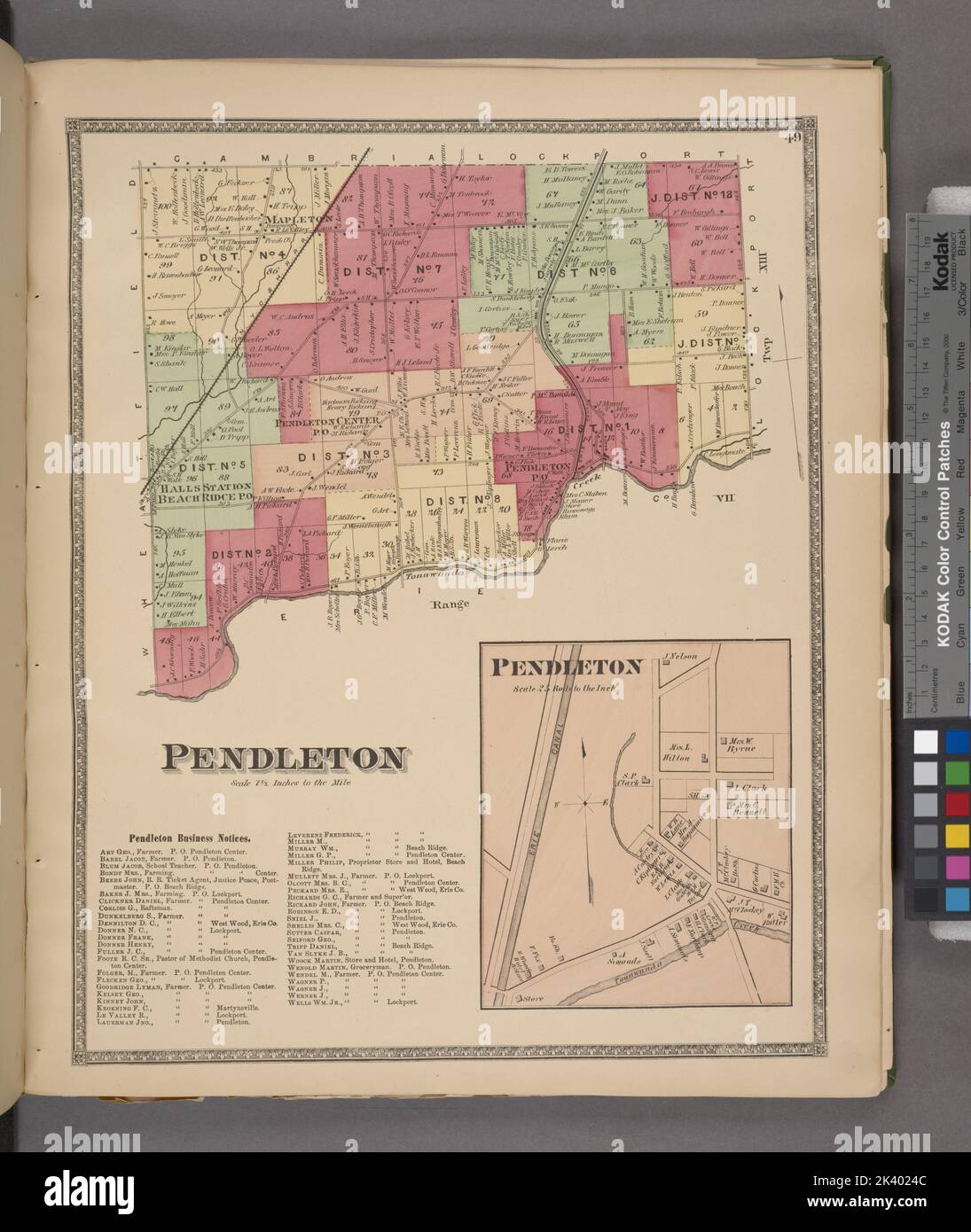 Pendleton county map hi-res stock photography and images - Alamy