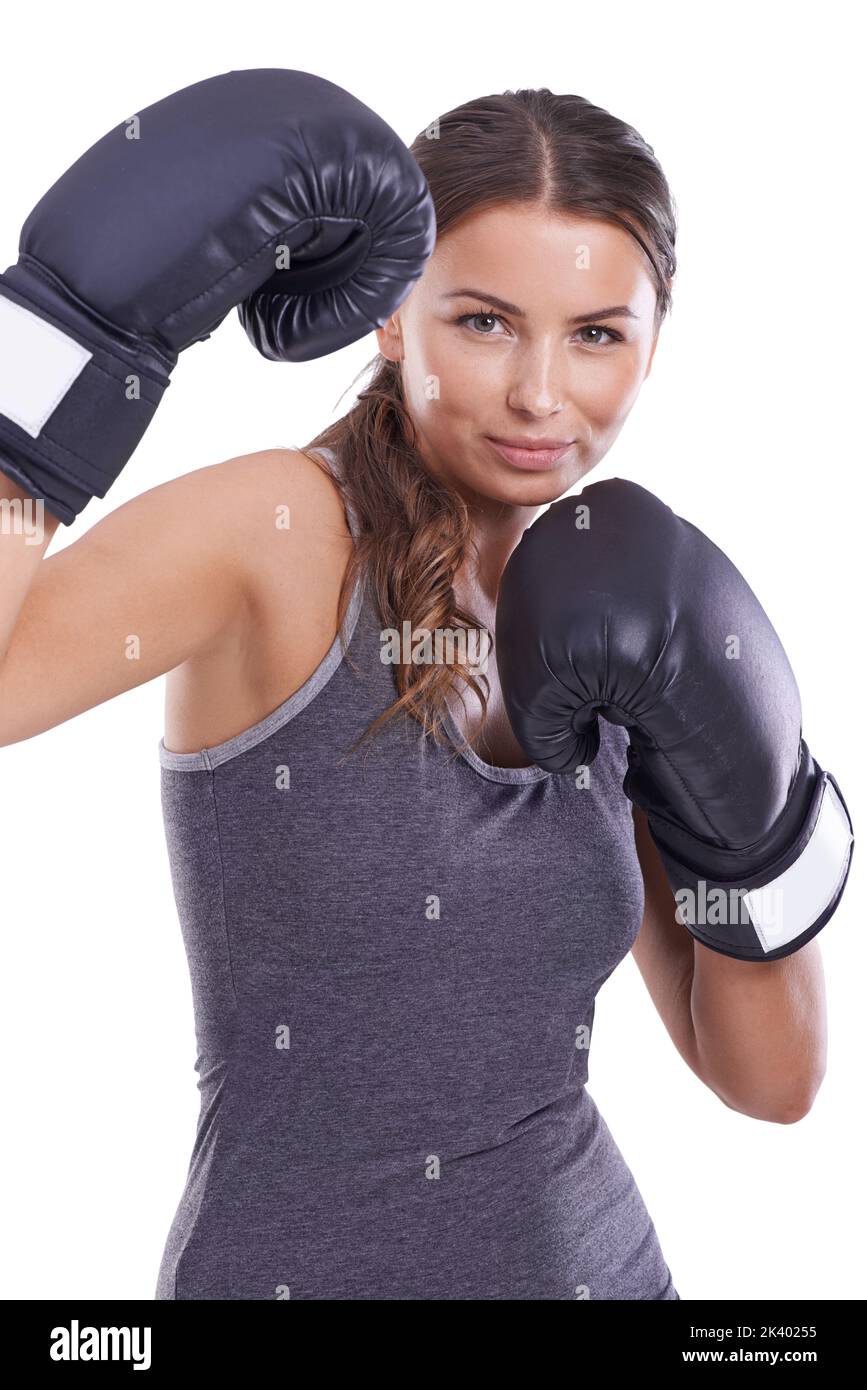 Attractive female boxer hi-res stock photography and images - Alamy