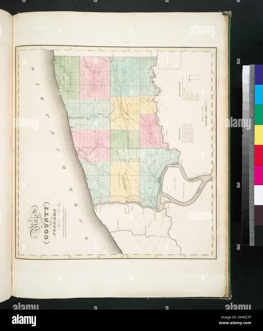 Map of the county of Niagara Cartographic. Atlases, Maps. 1829. Lionel ...