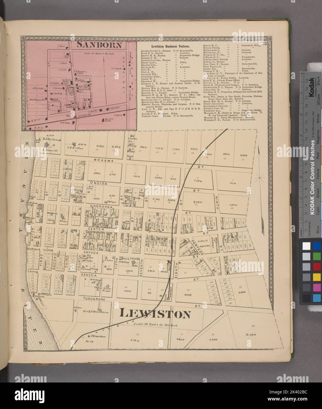 Sanborn Village; Lewiston Business Notices; Lewiston Village ...