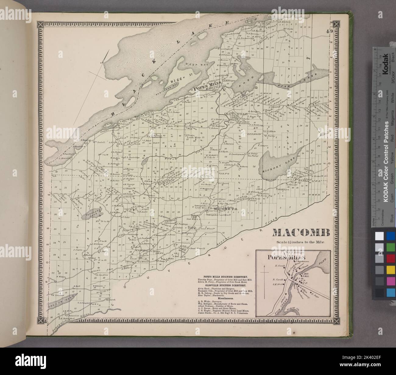 Macomb map hi-res stock photography and images - Alamy