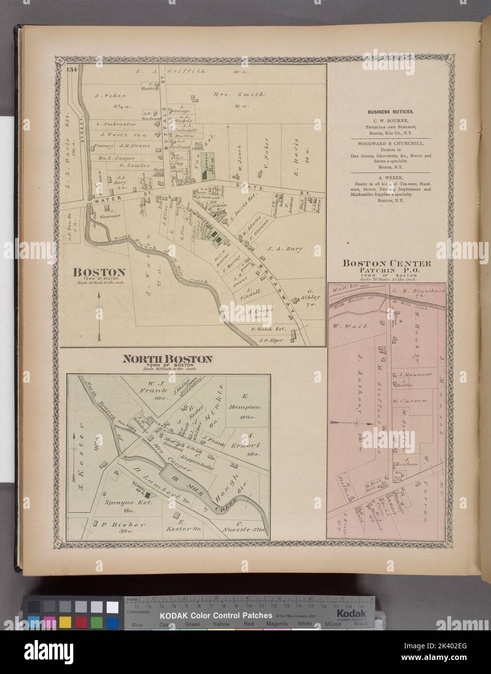 Map of boston 1880 hi-res stock photography and images - Alamy