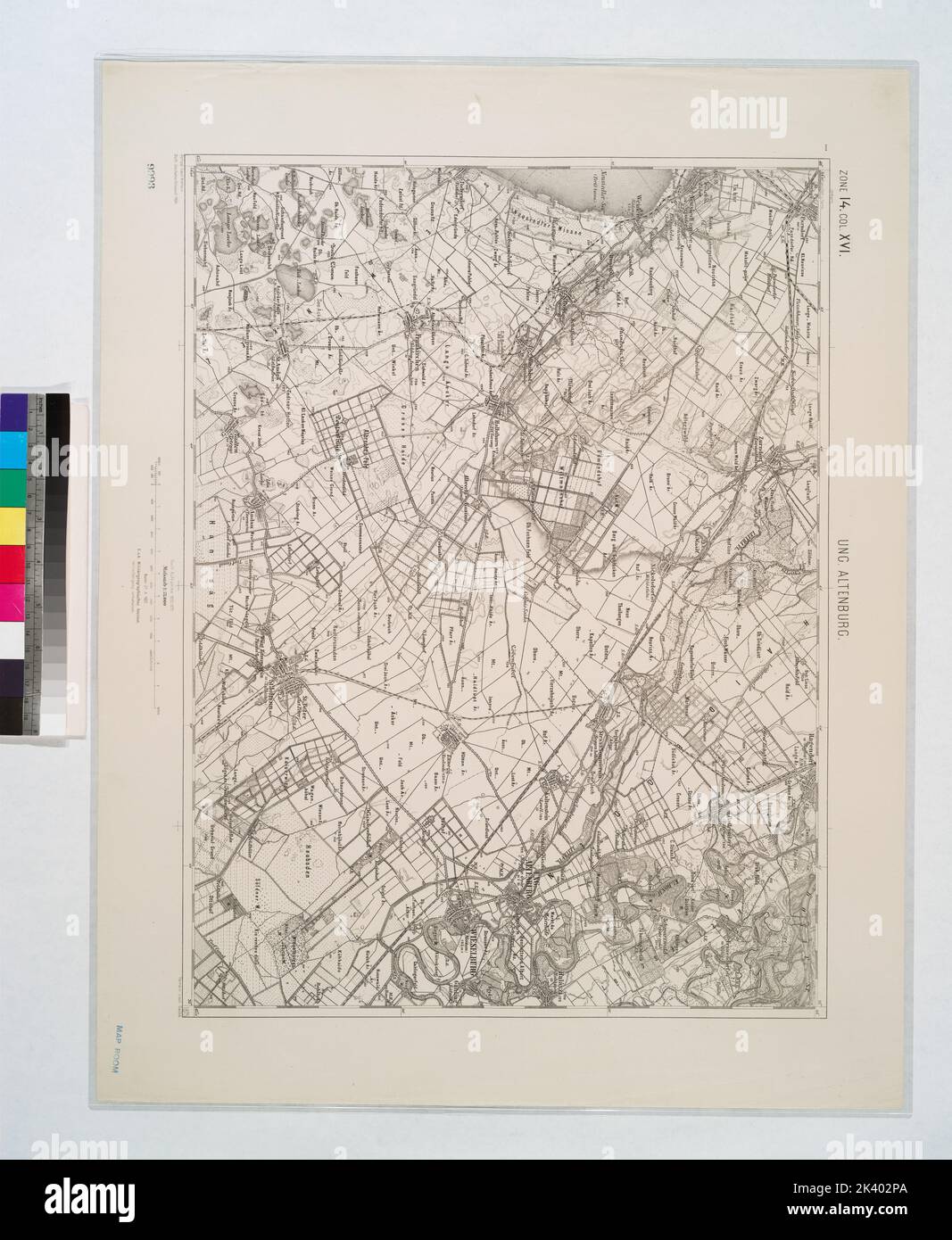 Ung. Altenburg. Cartographic. Maps, Topographic maps. 1894. Lionel ...