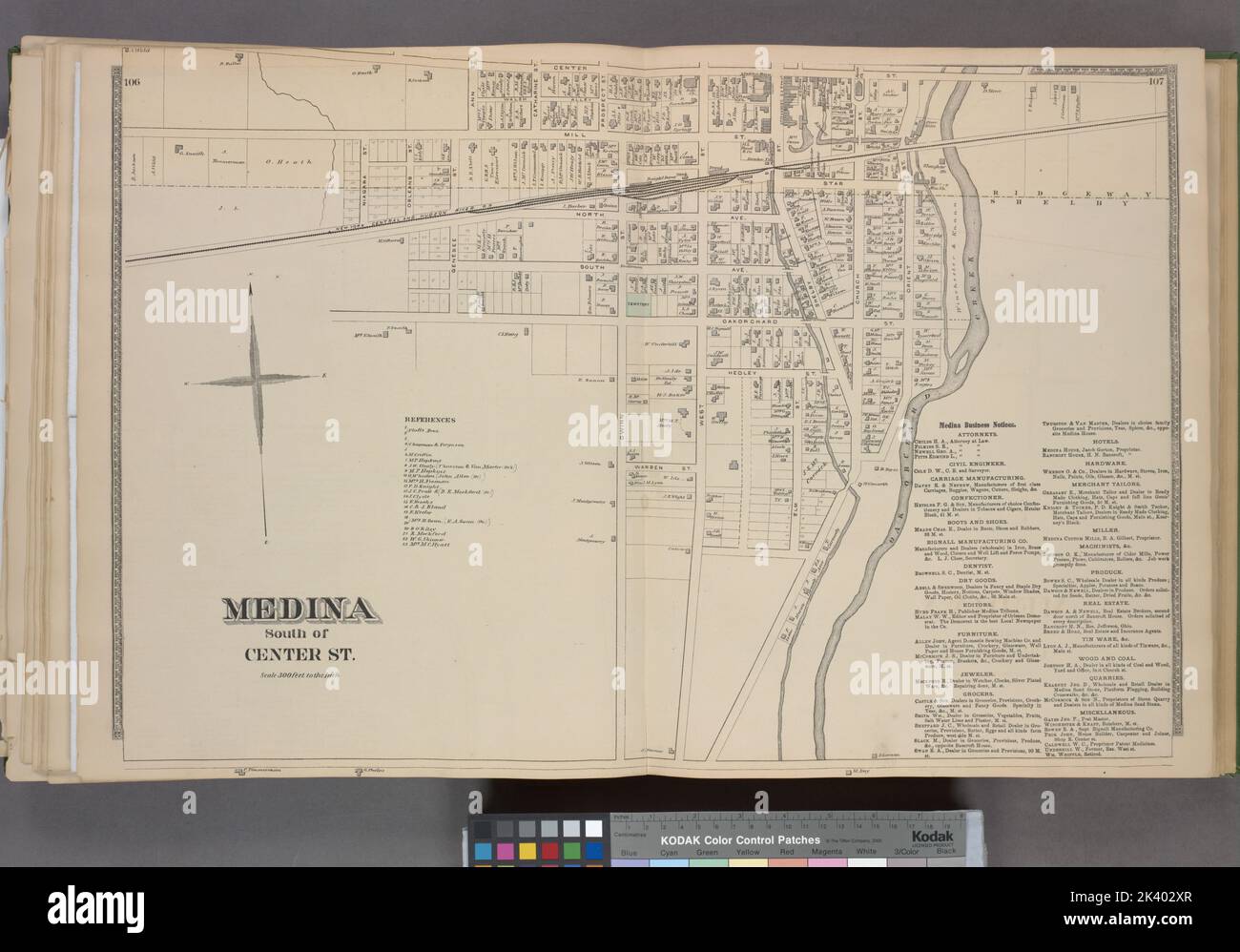Medina county map hi-res stock photography and images - Alamy