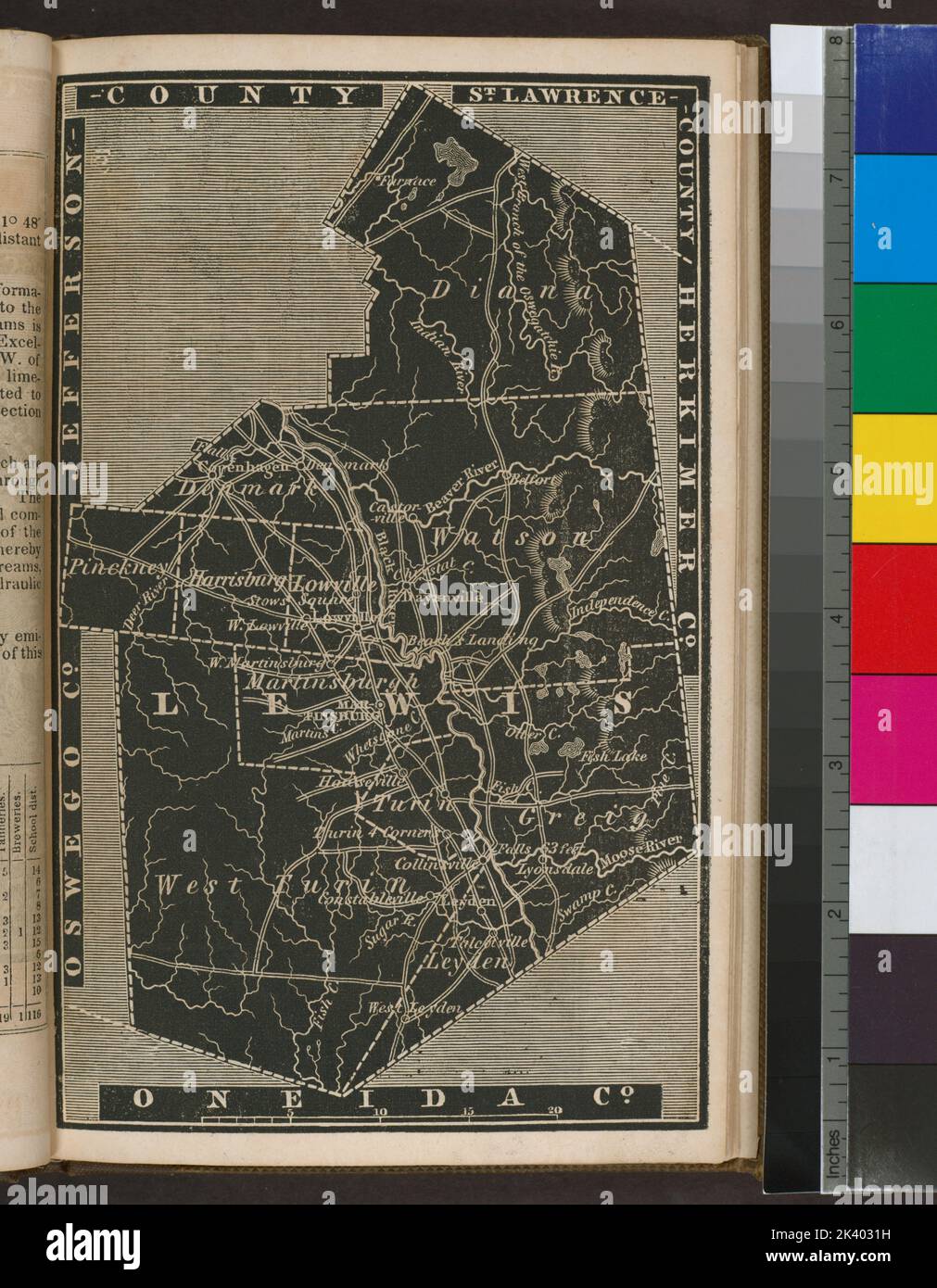 Lewis County. Cartographic. Atlases, Maps. 1838. Lionel Pincus and ...