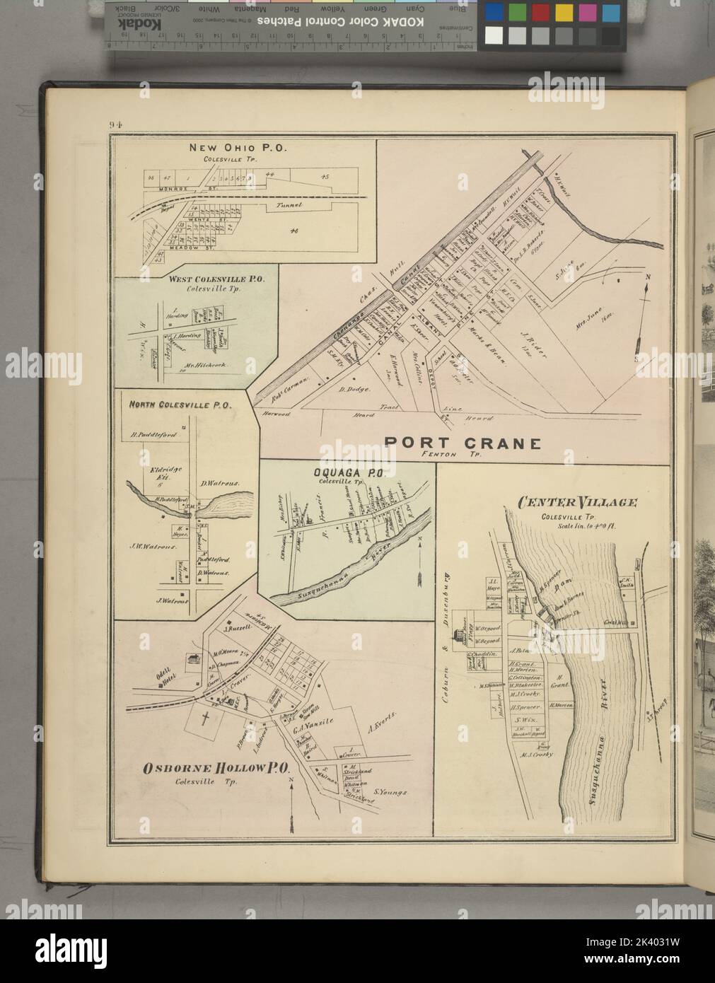 Crane county map hi-res stock photography and images - Alamy