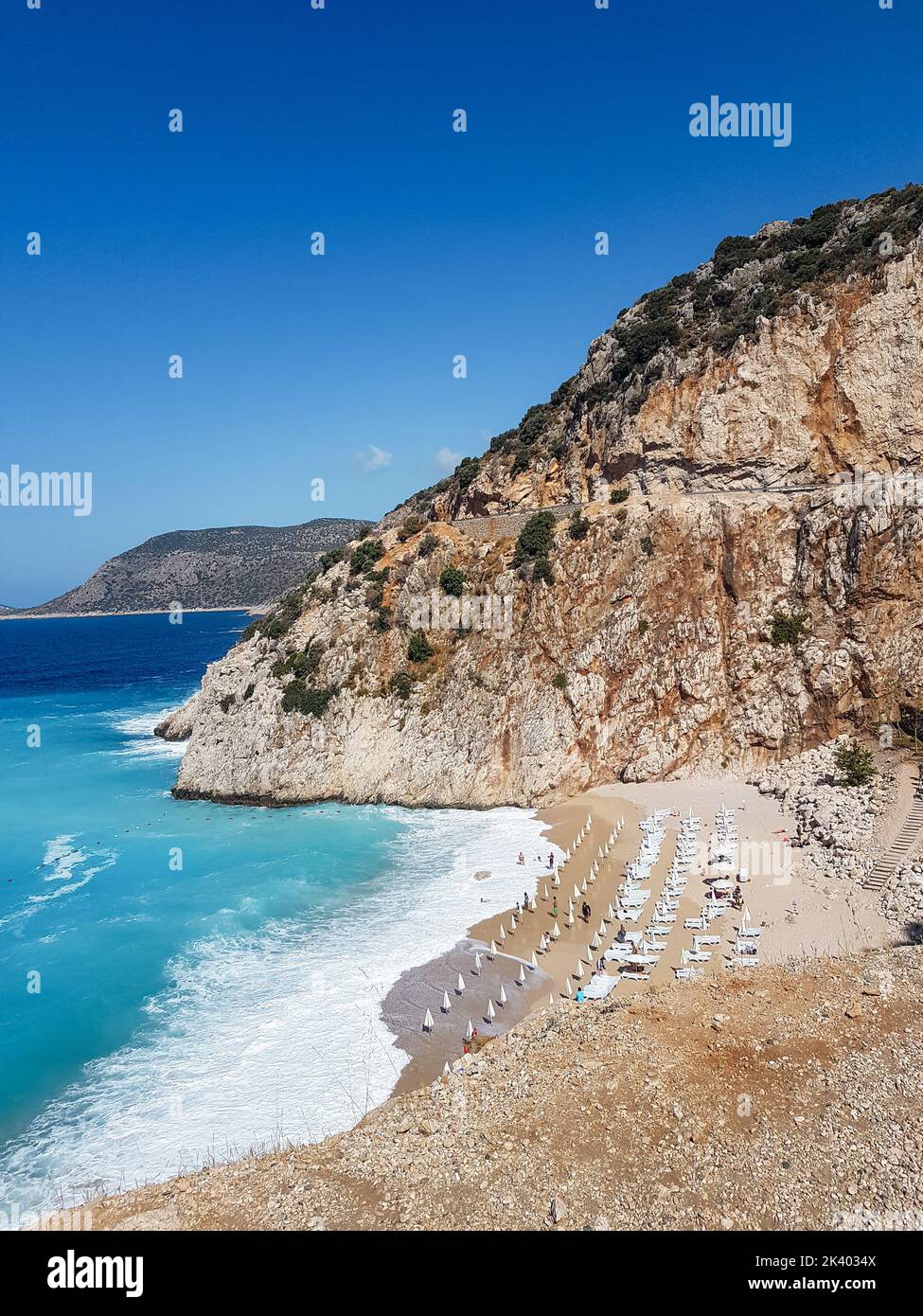 Kaputas beach Lycia coast Turkey Kaputas Beach, Mediterranean Sea, Kas ...