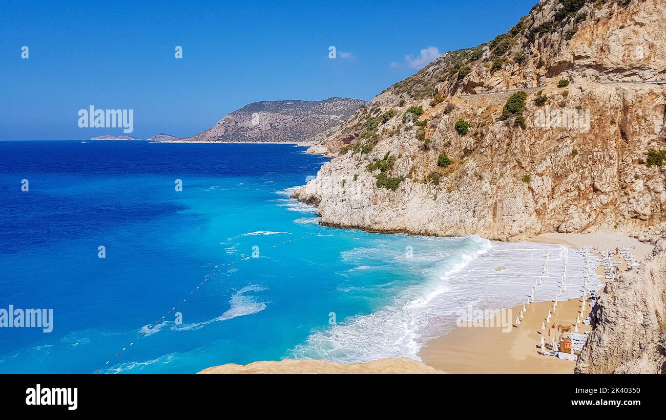 Kaputas beach Lycia coast Turkey Kaputas Beach, Mediterranean Sea, Kas ...