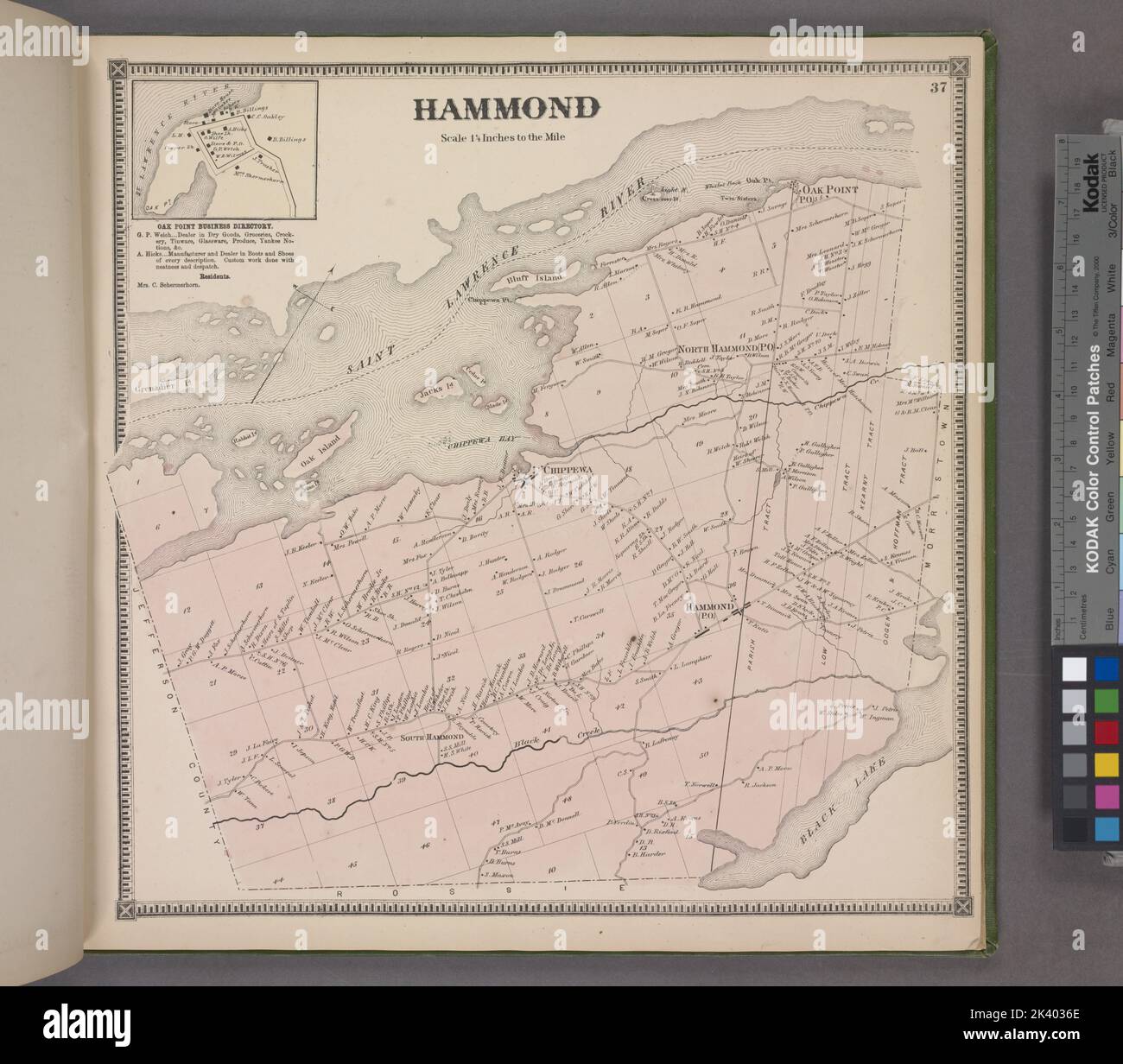 Map of hammond hi-res stock photography and images - Alamy