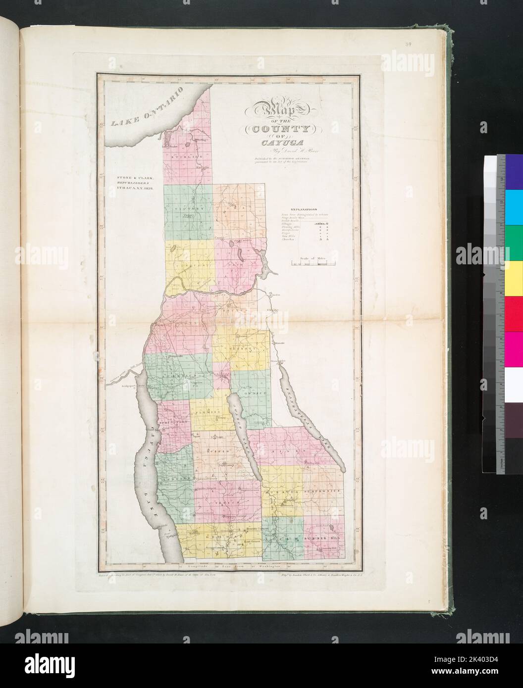 Map of new york 1829 hi-res stock photography and images - Alamy