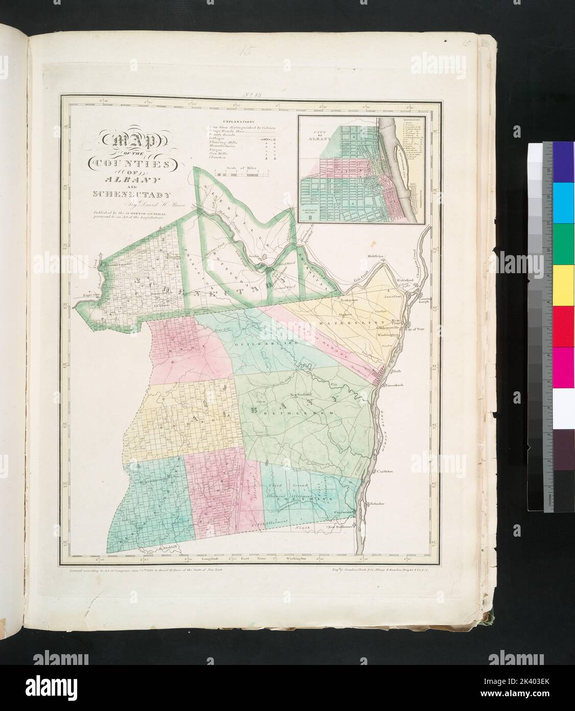Map of the counties of Albany and Schenectady Cartographic. Atlases ...