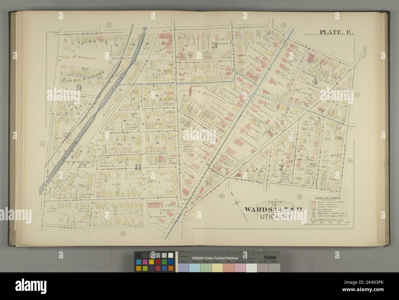 Parts of Wards 3. 4. 7. & 11. Cartographic. Atlases, Maps. 1883. Lionel ...