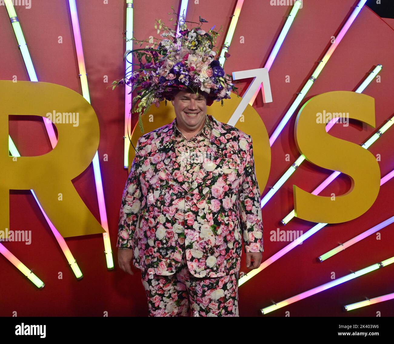 Los Angeles, United States. 28th Sep, 2022. Cast member Guy Branum ...