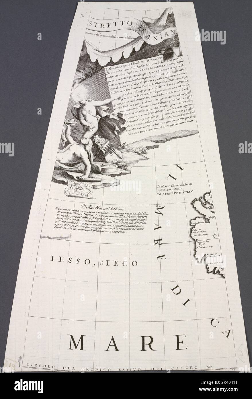 Segments of 4 half globe gores covering North America. Cartographic ...