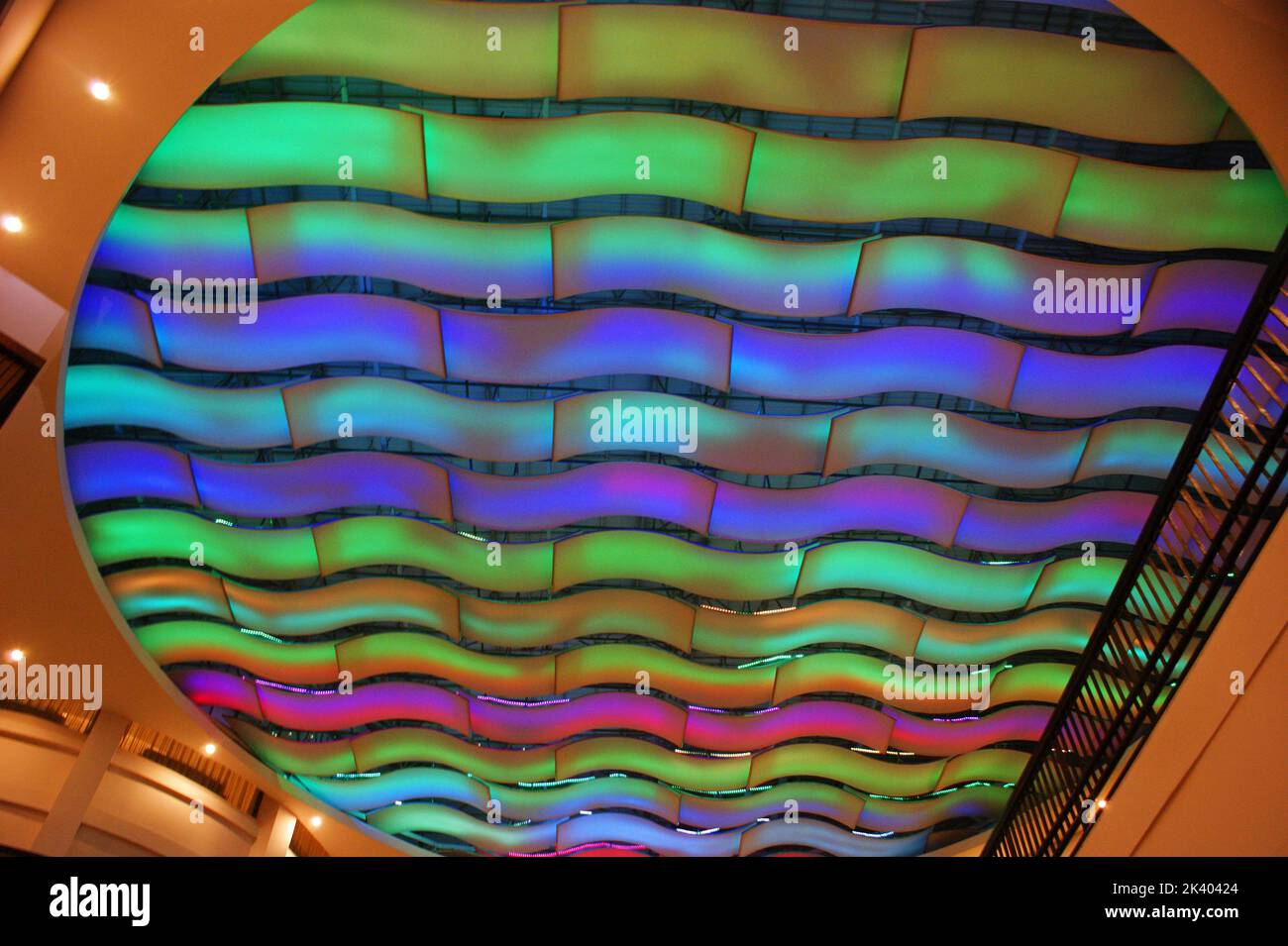 Plafon Interior at Braga Citiwalk Mall, Bandung, Indonesia Stock Photo ...