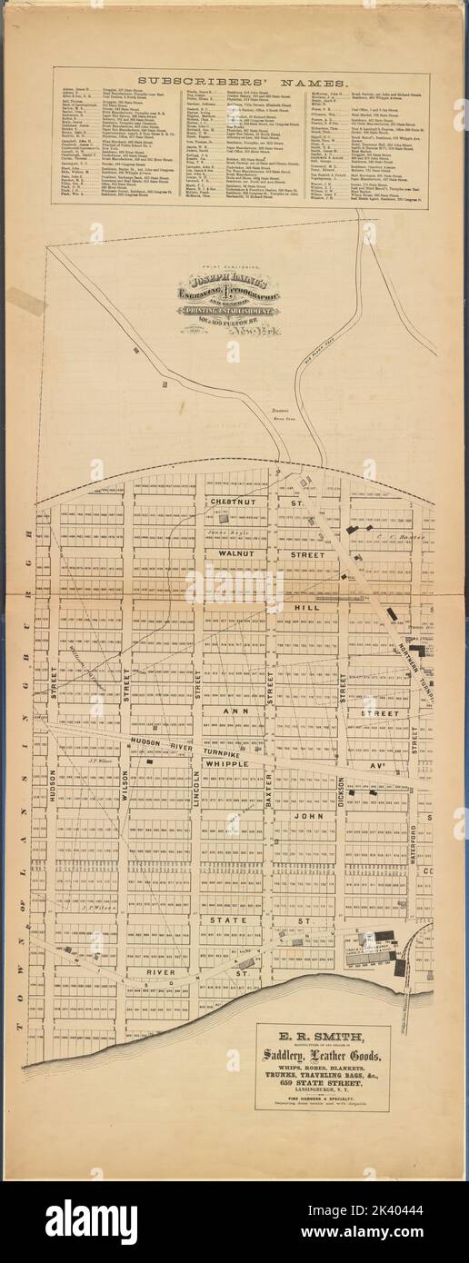 Lansingburgh, Map bounded by Hudson St., Chestnut St., Waterford St ...