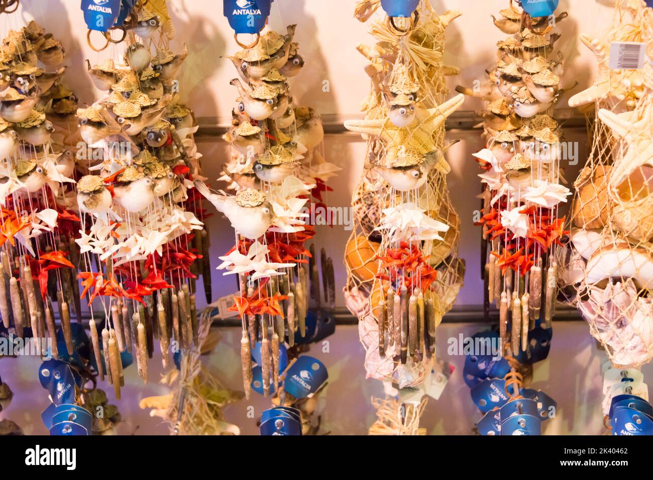 Handmade marine-related decorations Stock Photo - Alamy