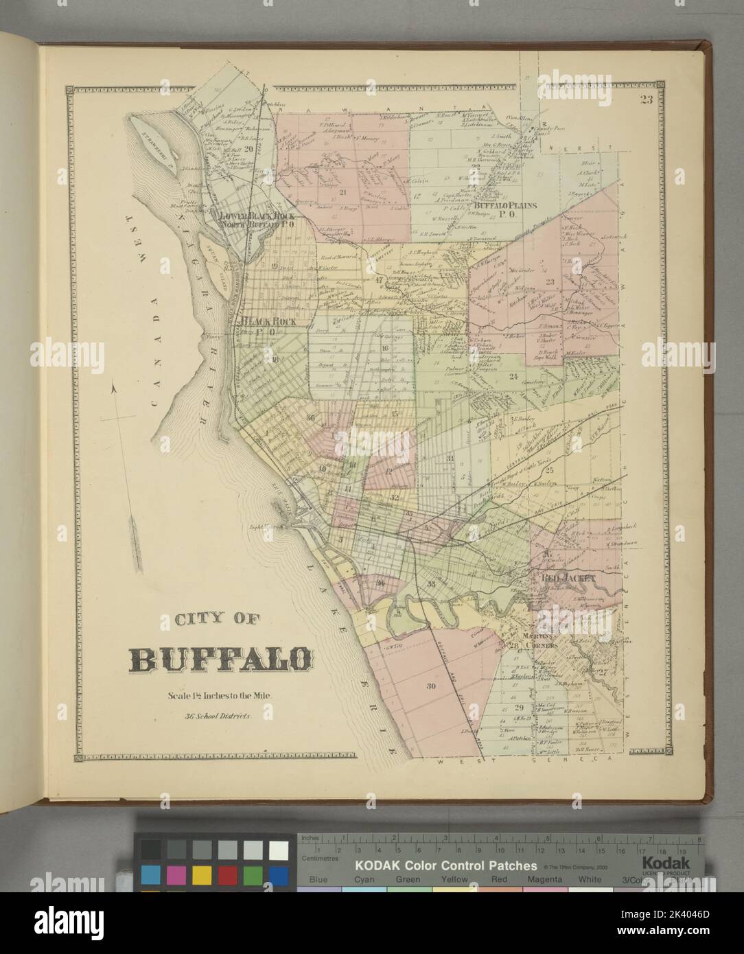 City of Buffalo Township Cartographic. Atlases, Maps. 1866. Lionel ...