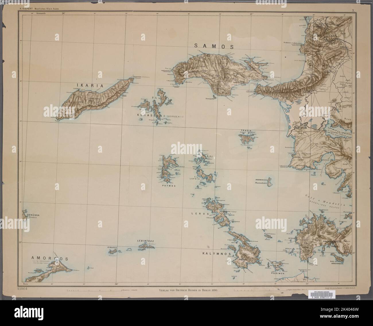 Sheet 10. 1: 250,000. Cartographic. Maps. 1890 - 1892. Lionel Pincus ...