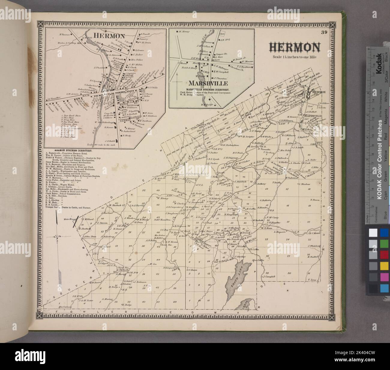 Saint lawrence county map hi-res stock photography and images - Alamy