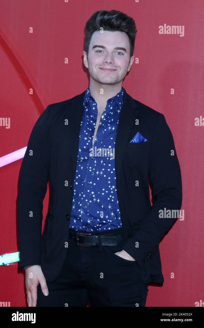 LOS ANGELES - SEP 28: Chris Colfer at the Bros Premiere at Regal LA ...