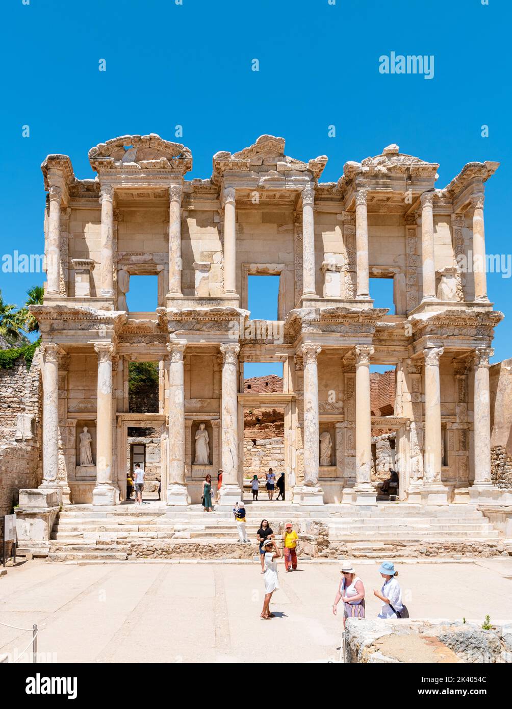 Ephesus ruins, Turkey August 2018, Tourist visit Ephesus beautiful ...