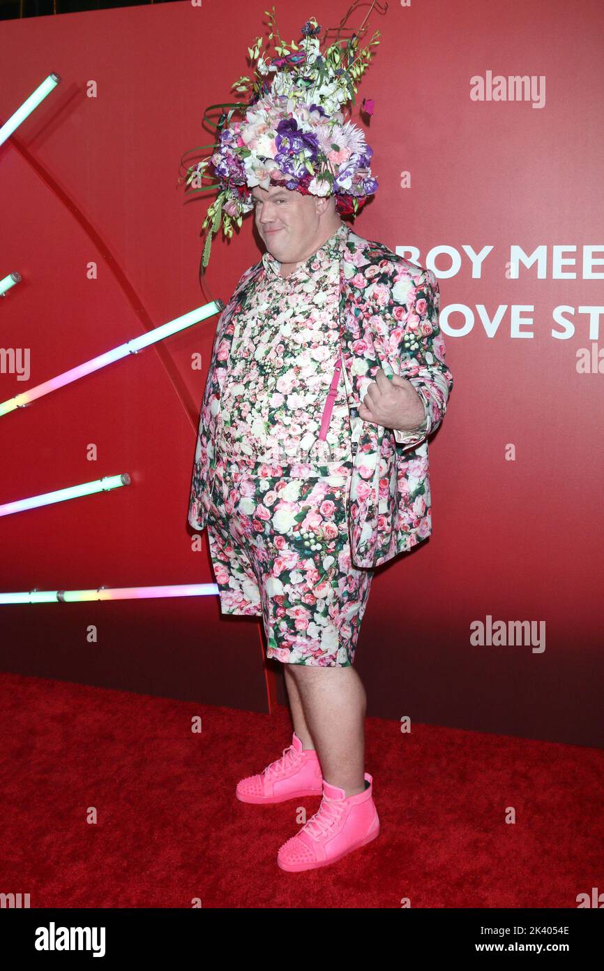 LOS ANGELES - SEP 28: Guy Branum at the Bros Premiere at Regal LA Live ...