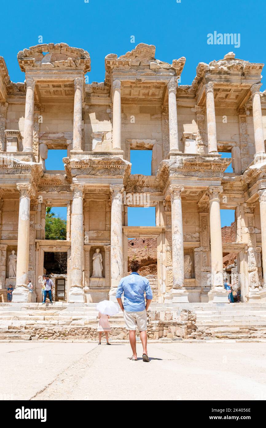 Ephesus ruins, Turkey August 2018, Tourist visit Ephesus beautiful ...