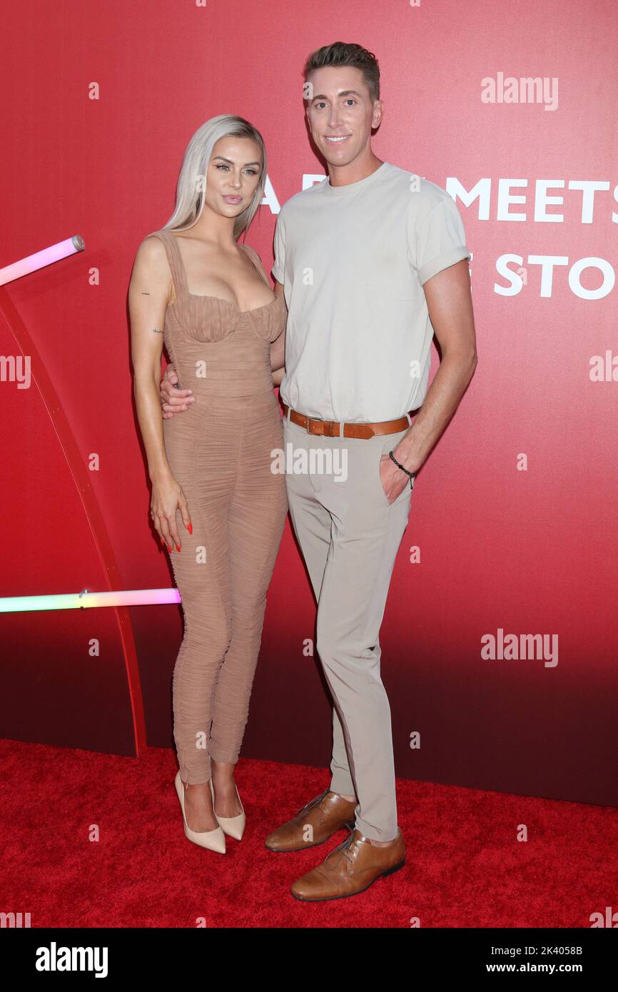 LOS ANGELES - SEP 28: Lala Kent, Logan Noh at the Bros Premiere at ...