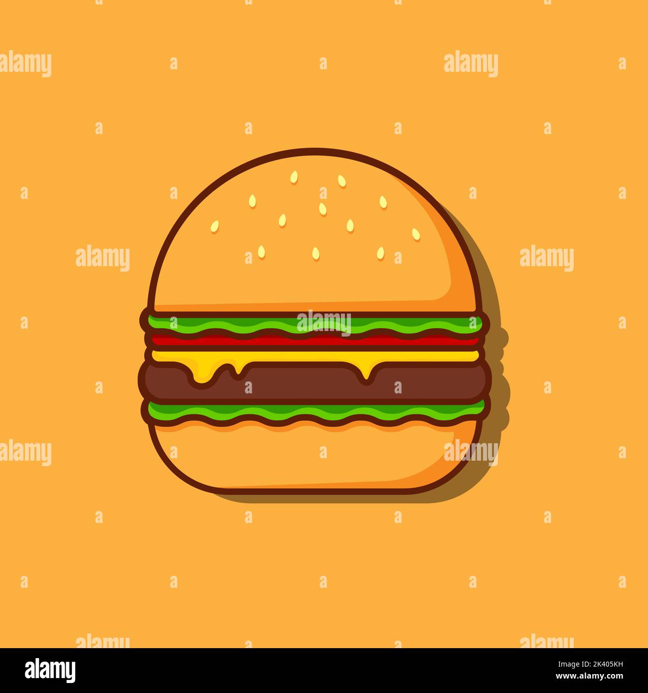 Bread a simple meal for lunch Stock Vector Images - Alamy