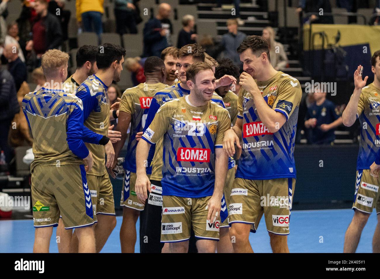 Aalborg, Denmark. 28th Sep, 2022. Arkadiusz Moryto (23) of Lomza ...