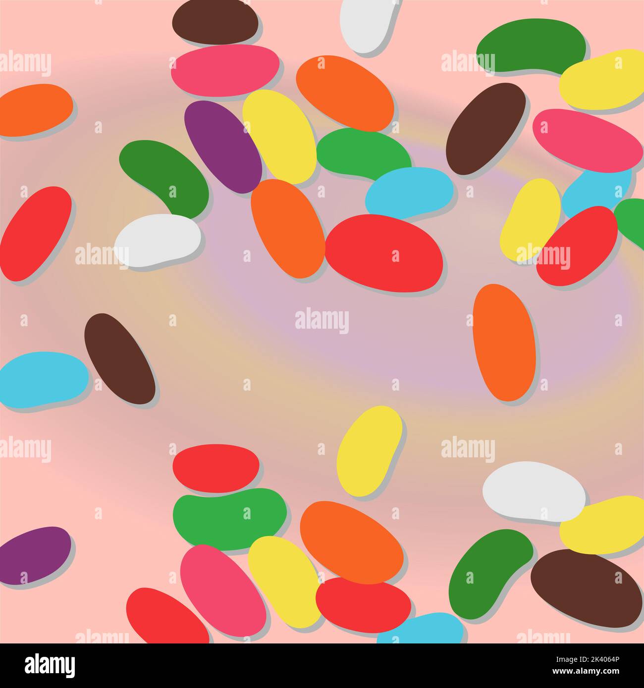 Background consisting of sweet candy beans Stock Photo - Alamy